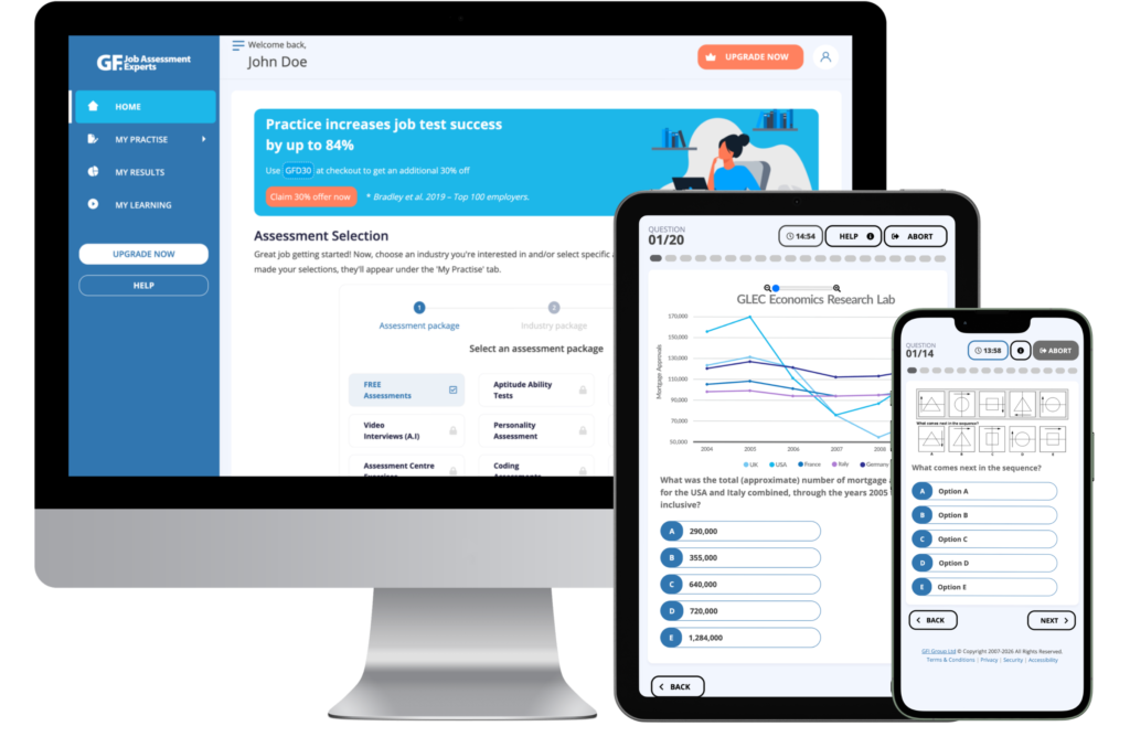 Go Free - Free Psychometric Tests Practice
